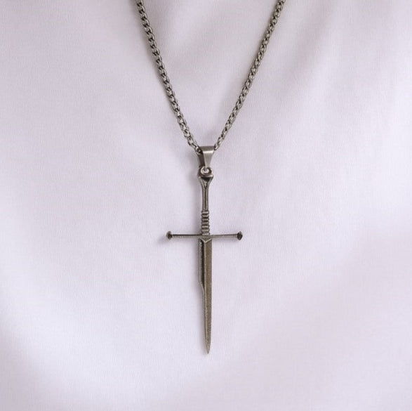 Sword Pendant With Chain – London Prints